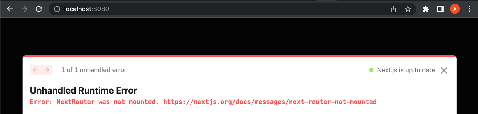 Fixing `NextRouter was not mounted` in Next.js
