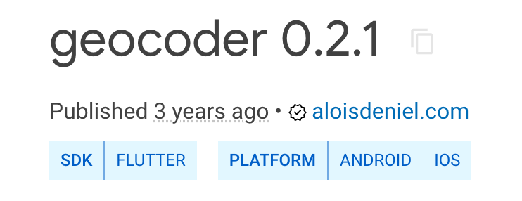 Reverse geocoding in Flutter